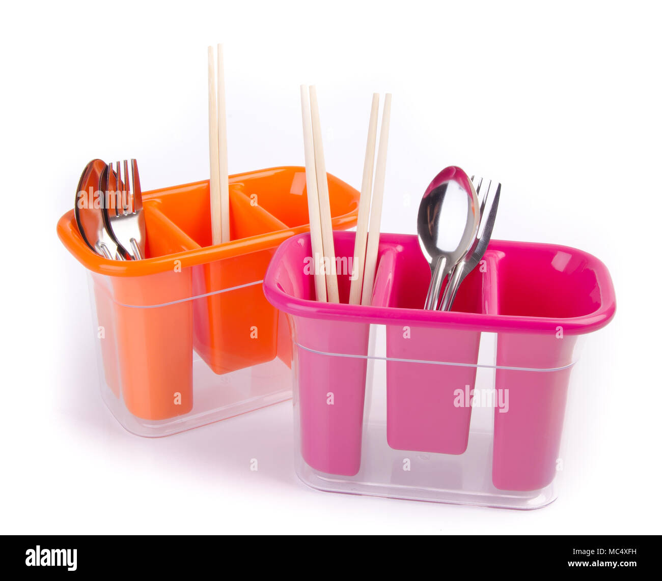 Kitchen utensils holder on the background Stock Photo - Alamy