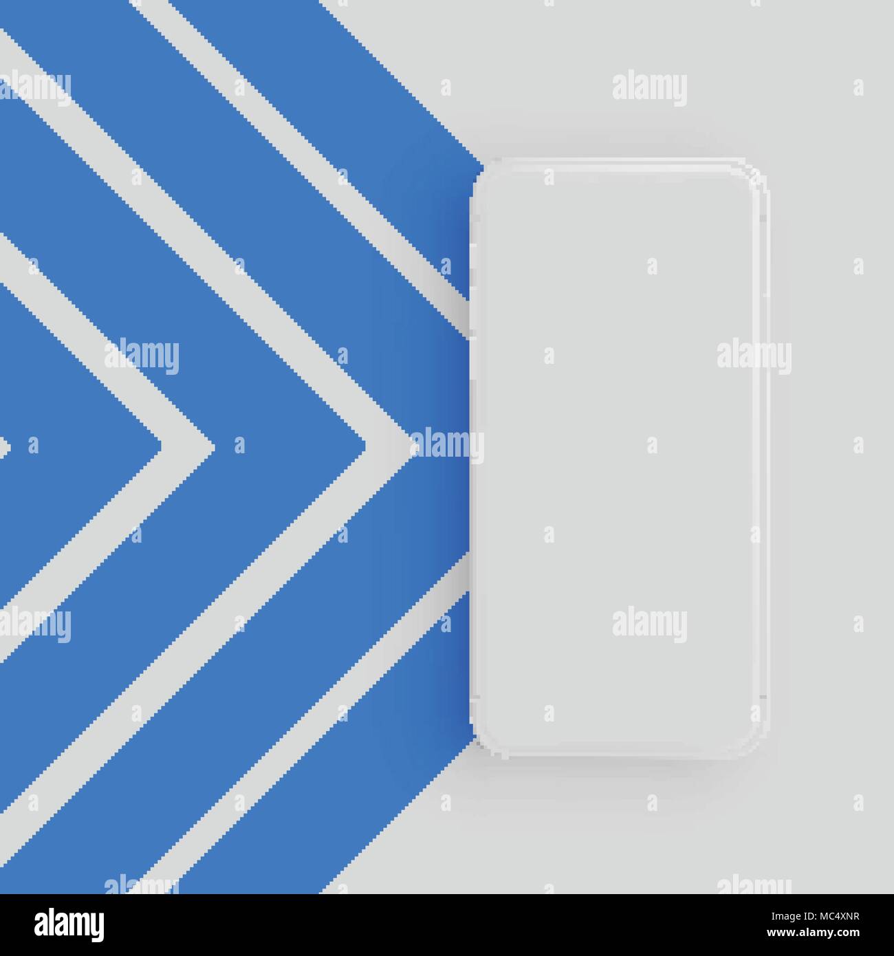 Realistic matte colorful phone, vector illustration Stock Vector Image ...