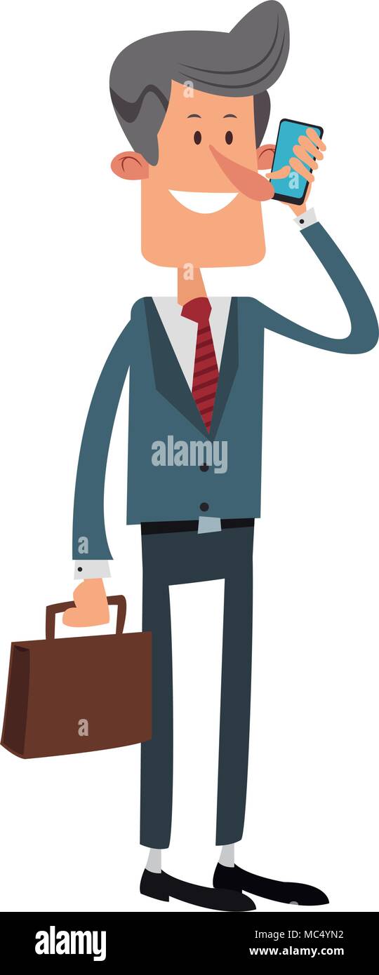 Young woman calling phone Stock Vector Images - Alamy