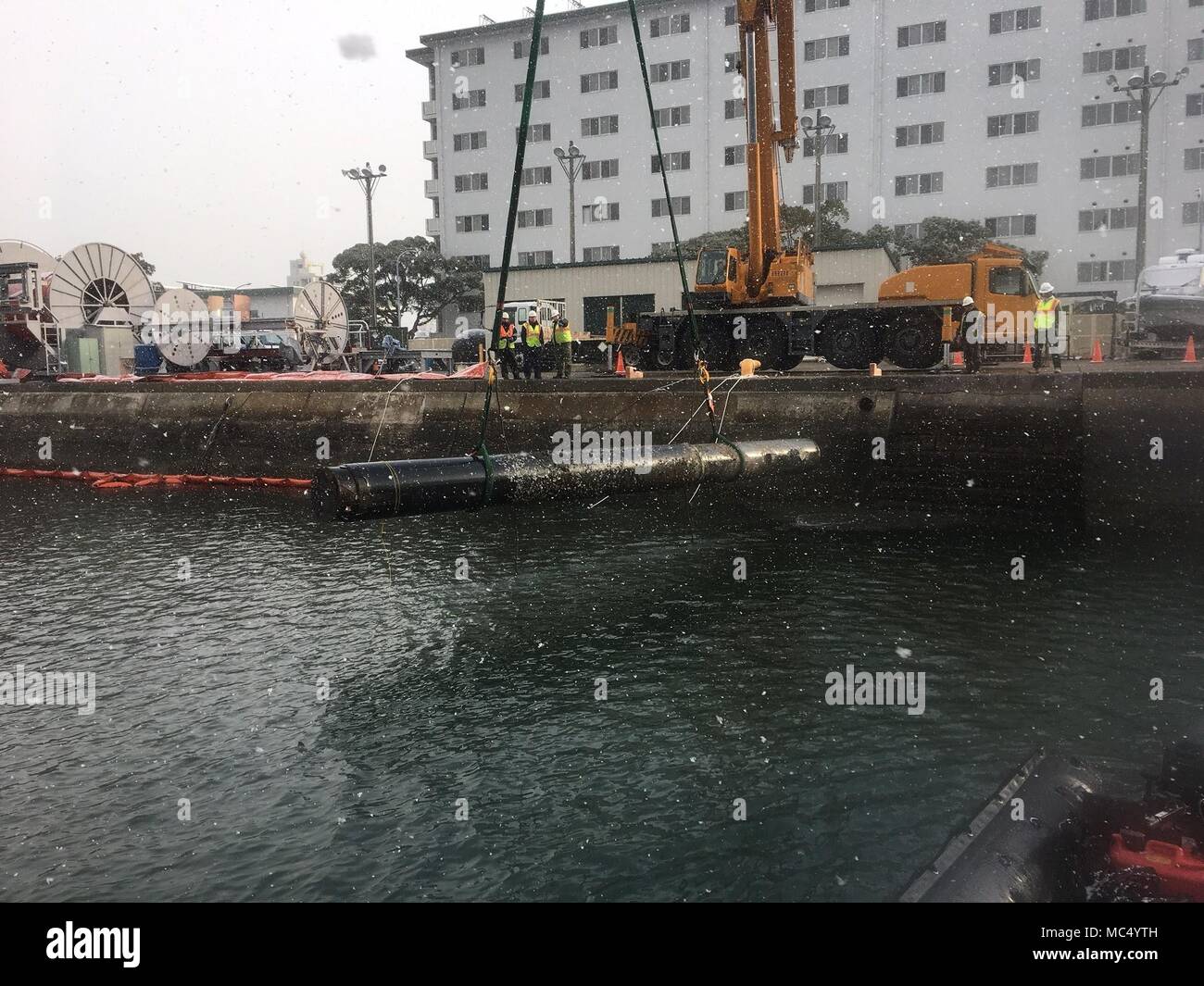 Seabees Assigned Underwater Construction Team High Resolution Stock ...