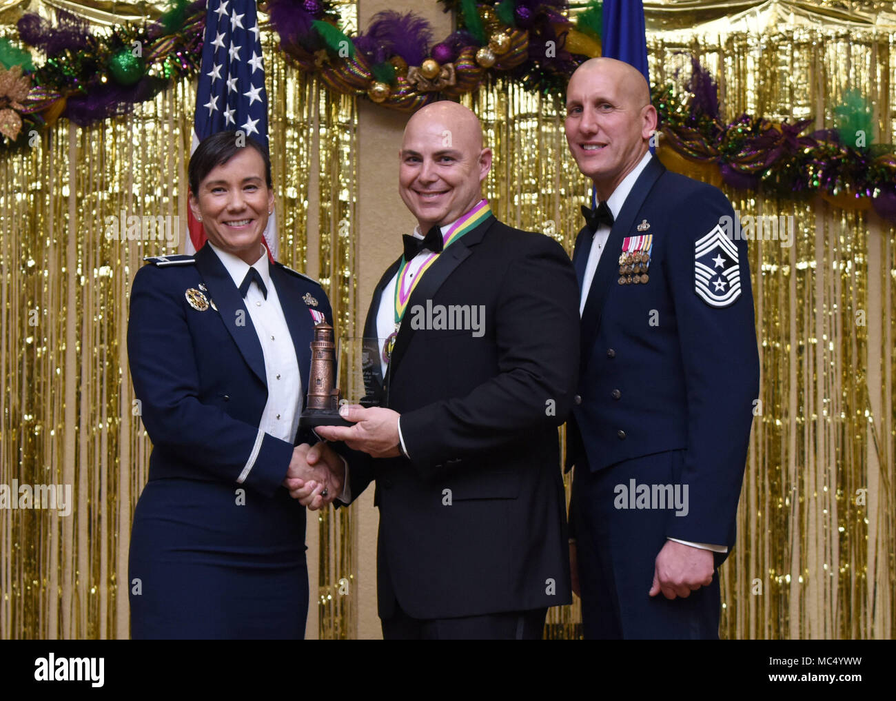 Col. Debra Lovette, 81st Training Wing commander, and Chief Master Sgt ...