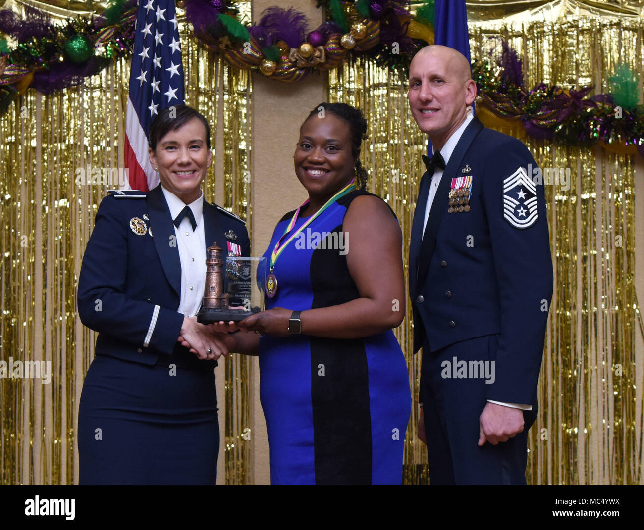 Col. Debra Lovette, 81st Training Wing commander, and Chief Master Sgt ...