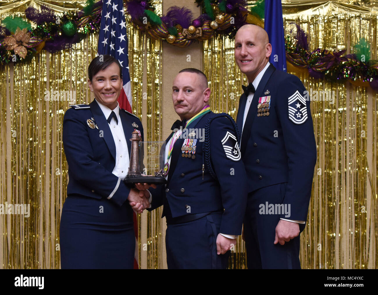 Col. Debra Lovette, 81st Training Wing commander, and Chief Master Sgt ...
