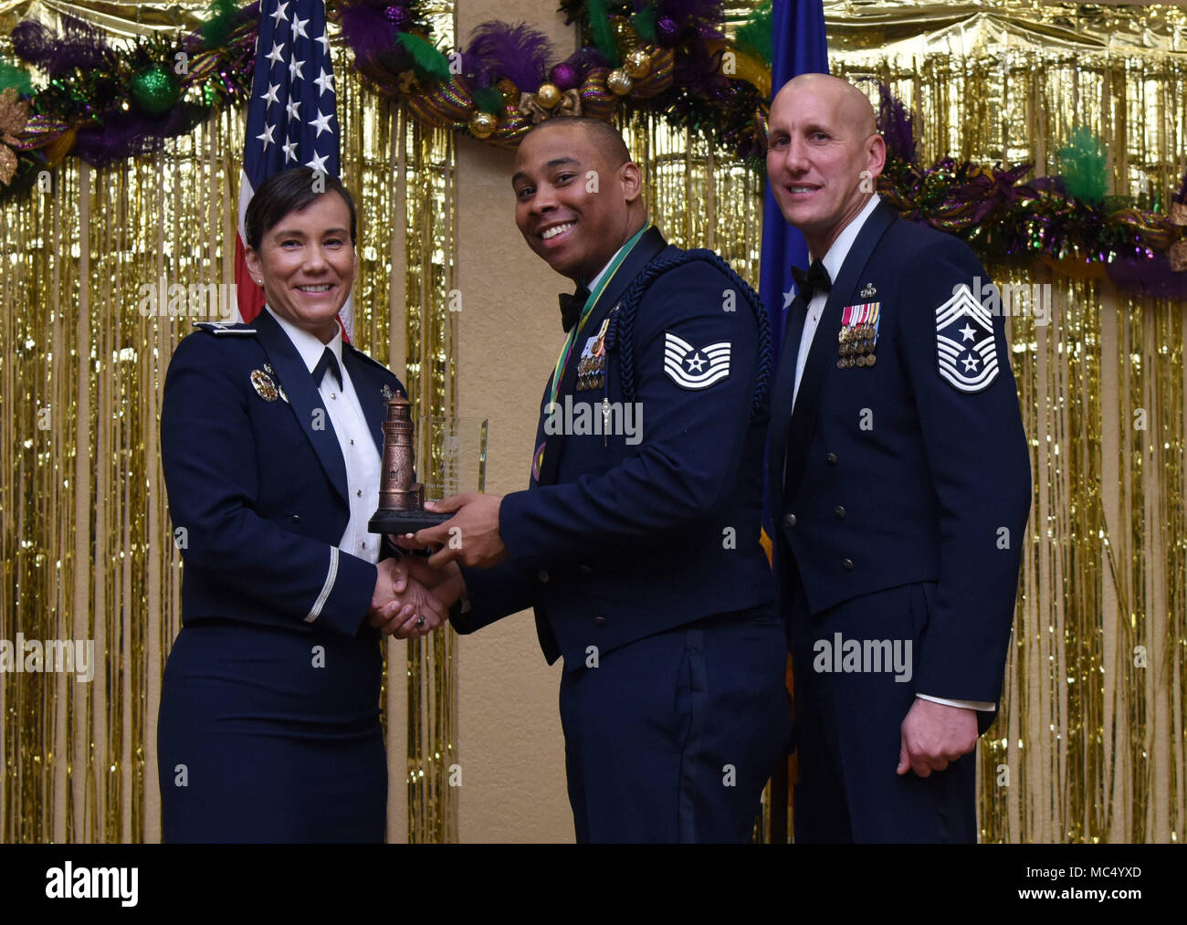 Col. Debra Lovette, 81st Training Wing commander, and Chief Master Sgt ...