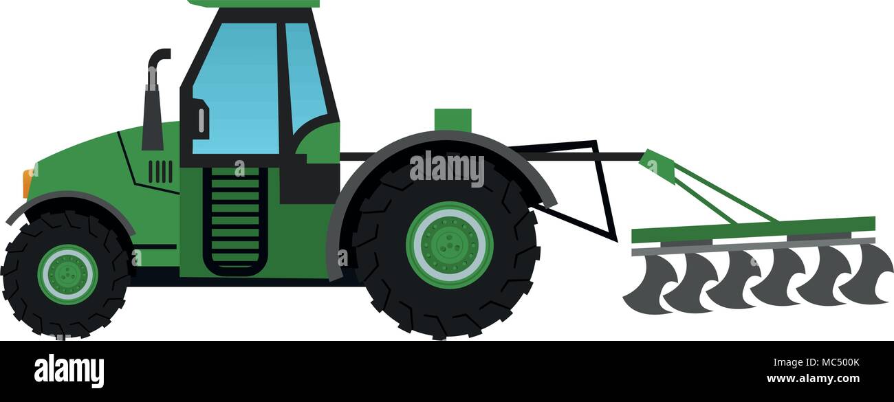 Farm tractor vehicle Stock Vector Image & Art - Alamy