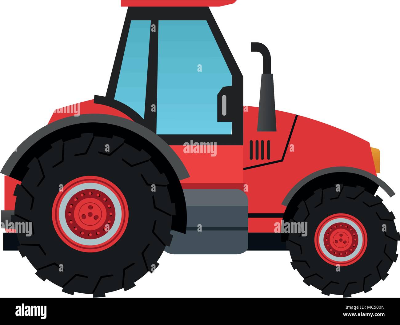 Farm tractor vehicle Stock Vector Image & Art - Alamy