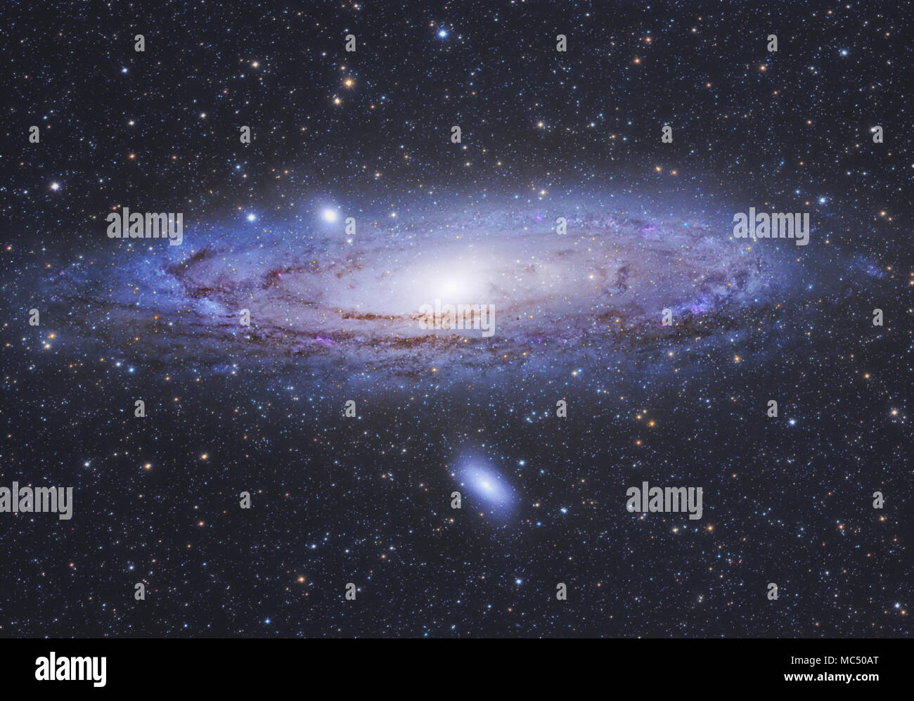 M31 The Andromeda Galaxy Stock Photo - Alamy