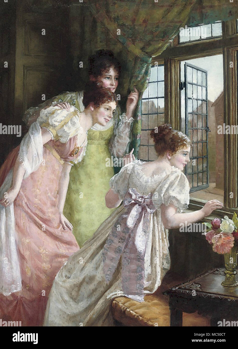 Harding Mary E. - the Squire's Arrival Stock Photo - Alamy