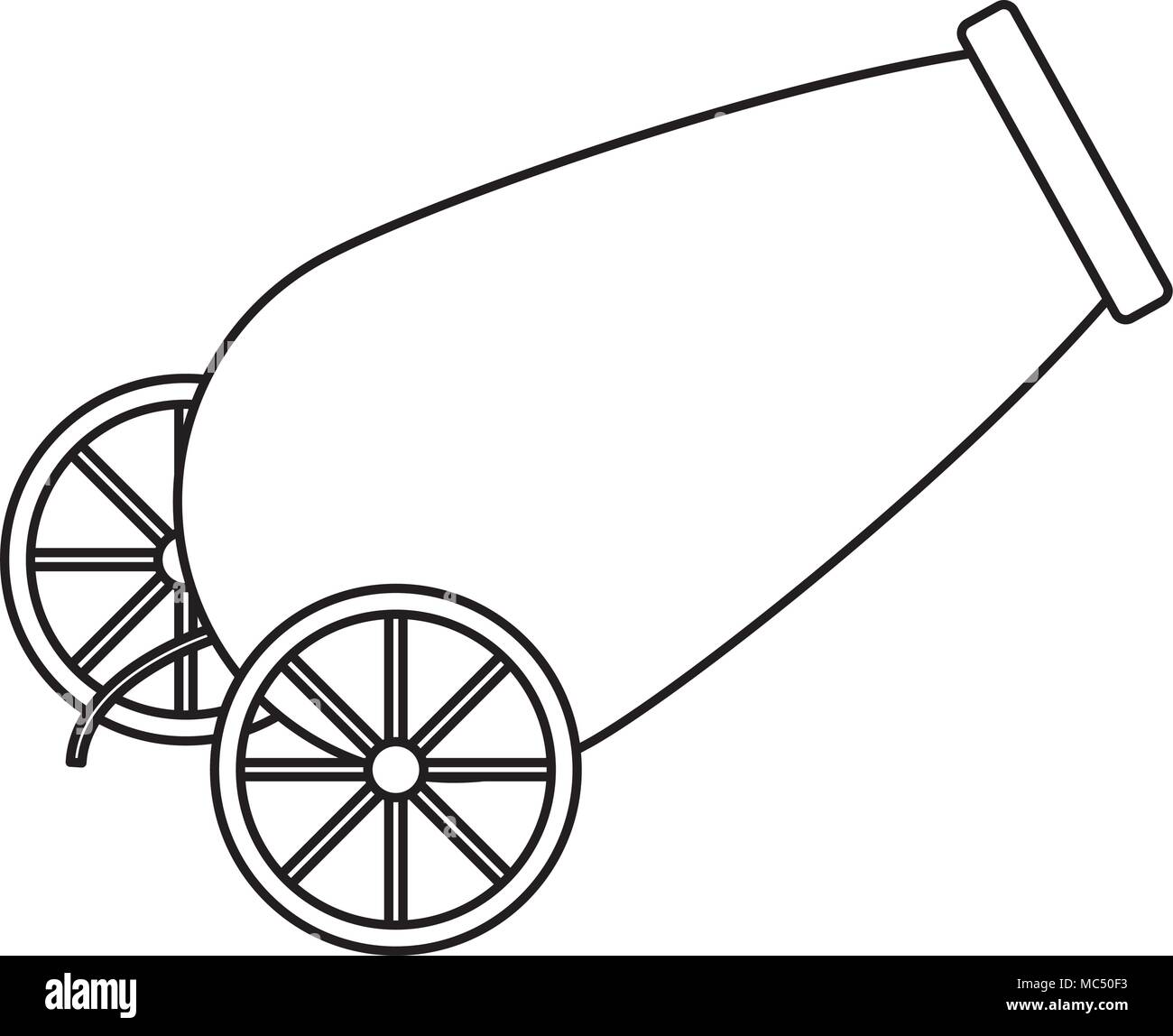 canon icon over white background, vector illustration Stock Vector ...