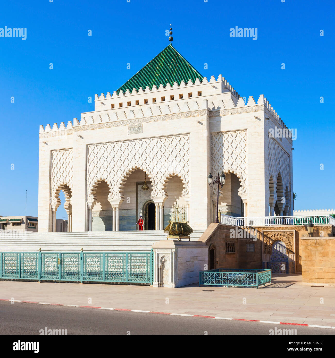 The Mausoleum of Mohammed V is a historical building located on the ...