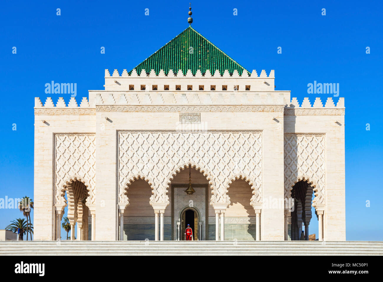 The Mausoleum of Mohammed V is a historical building located on the ...