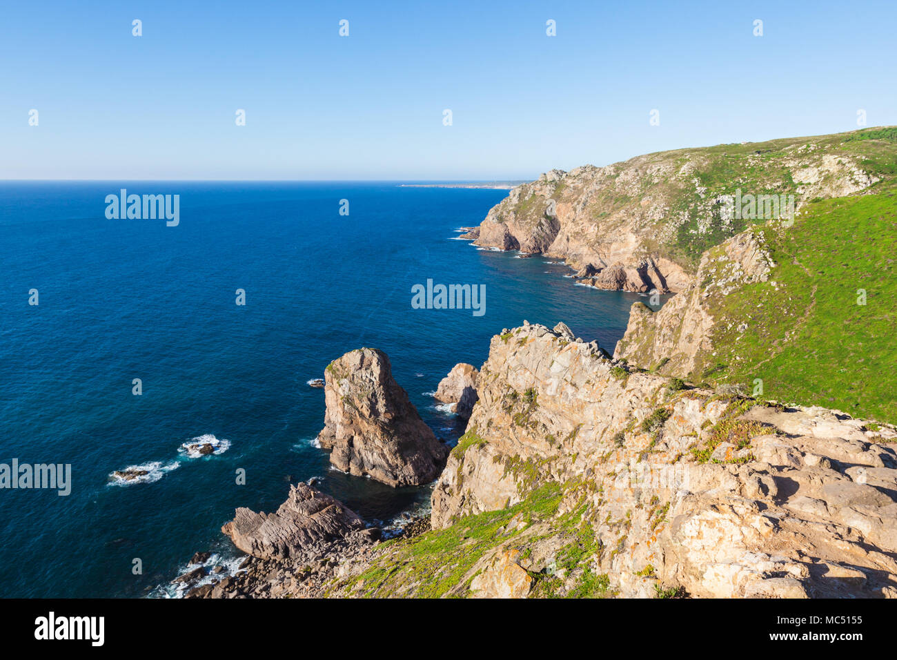 Cabo da Roca (Cape Roca) is a cape which forms the westernmost extent ...