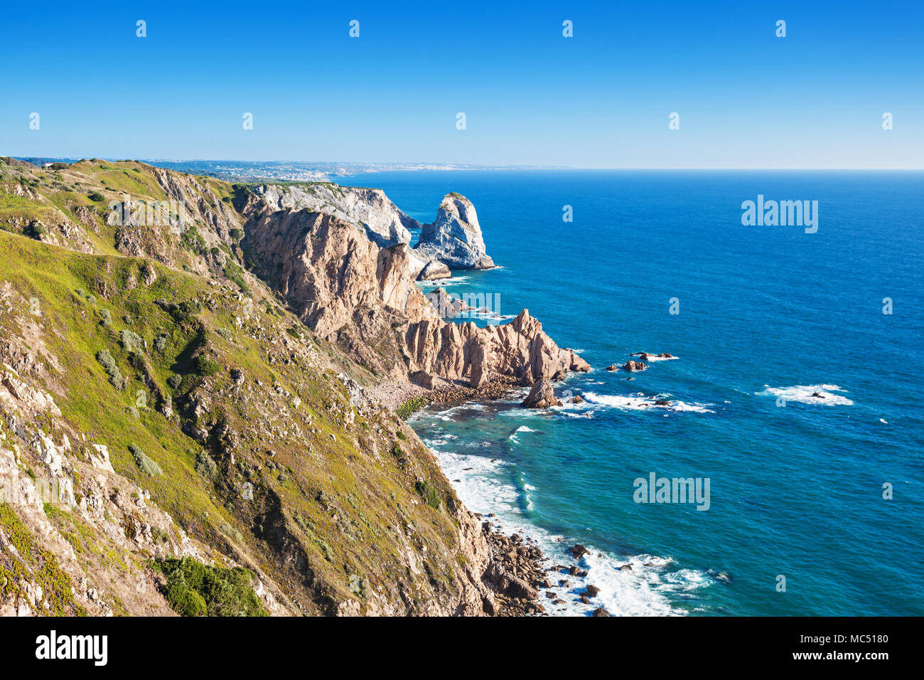 Cabo da Roca (Cape Roca) is a cape which forms the westernmost extent ...