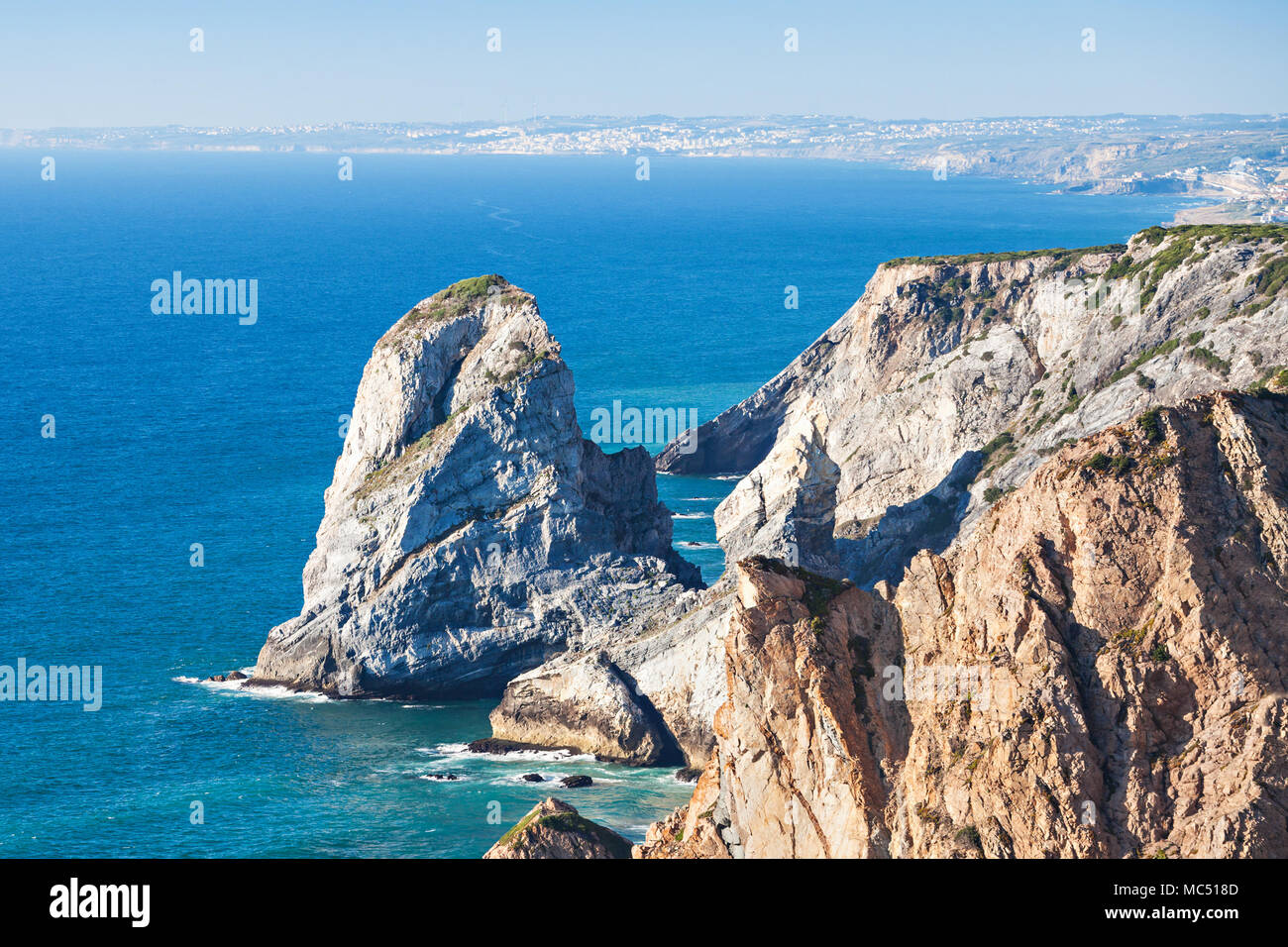 Cabo da Roca (Cape Roca) is a cape which forms the westernmost extent ...