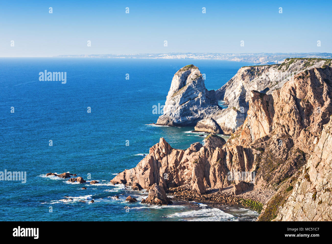 Cabo da Roca (Cape Roca) is a cape which forms the westernmost extent ...