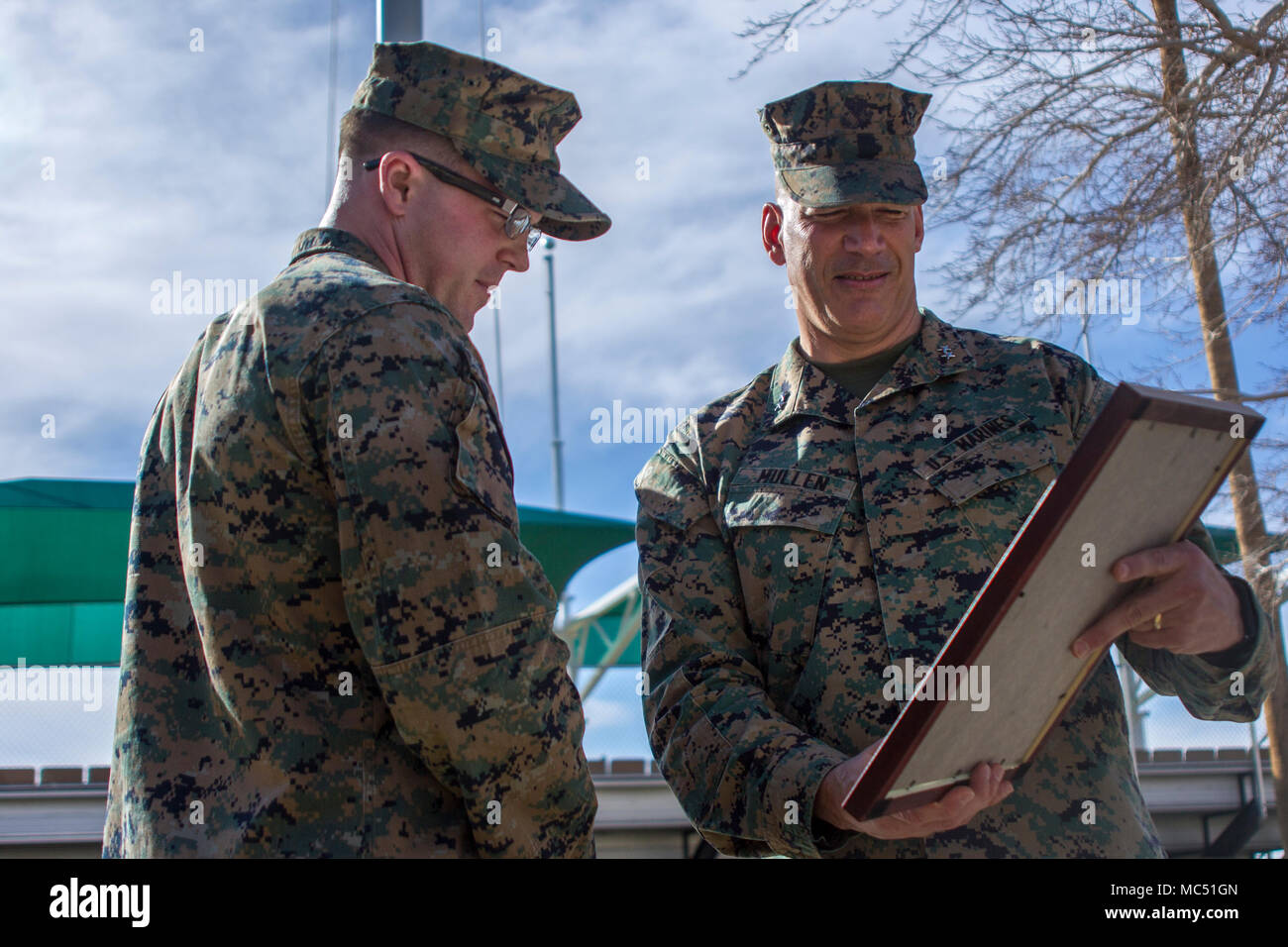 Major General William F. Mullen III, base commanding general, Marine ...