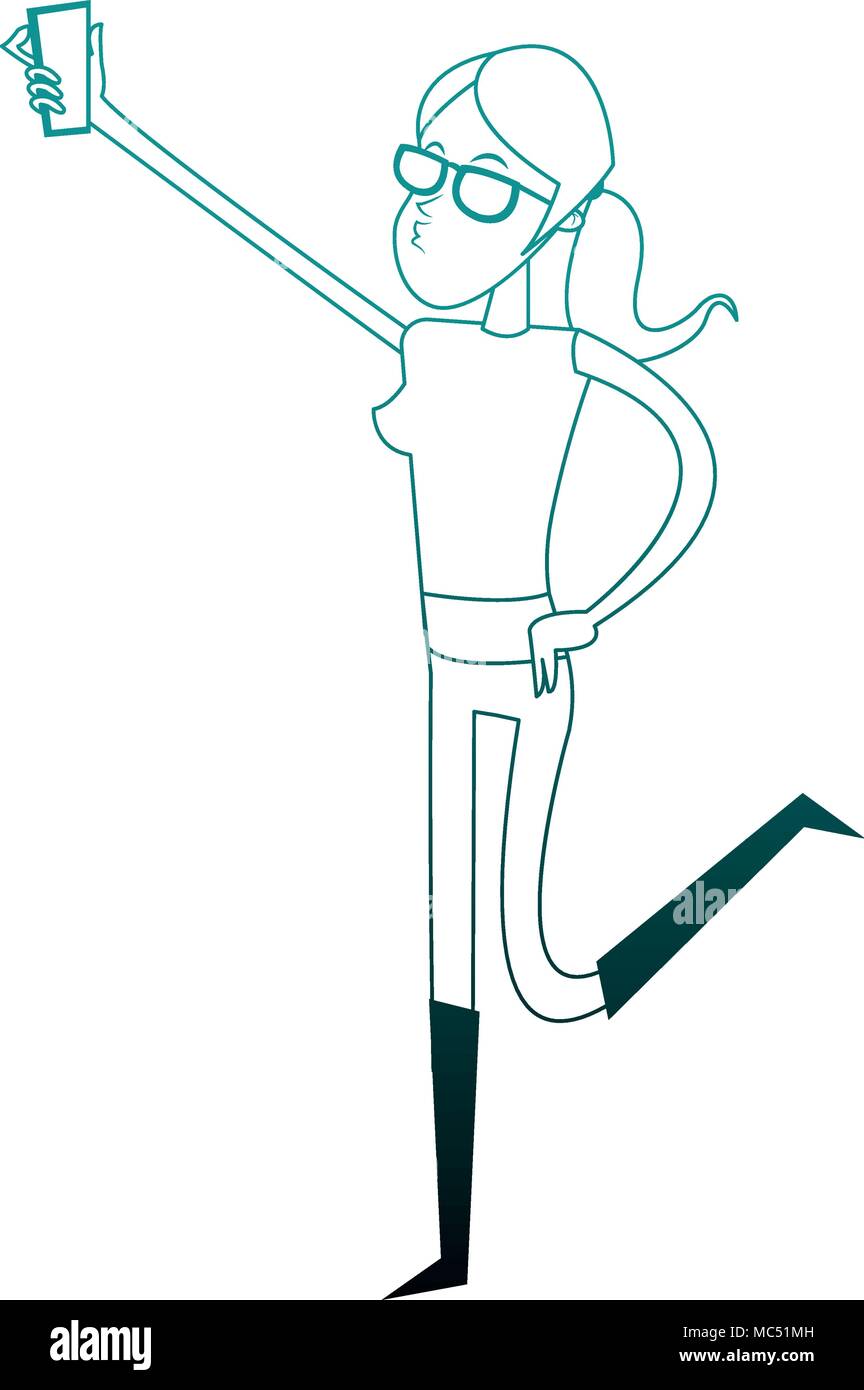 Beautiful woman sunglasses on Stock Vector Images - Alamy