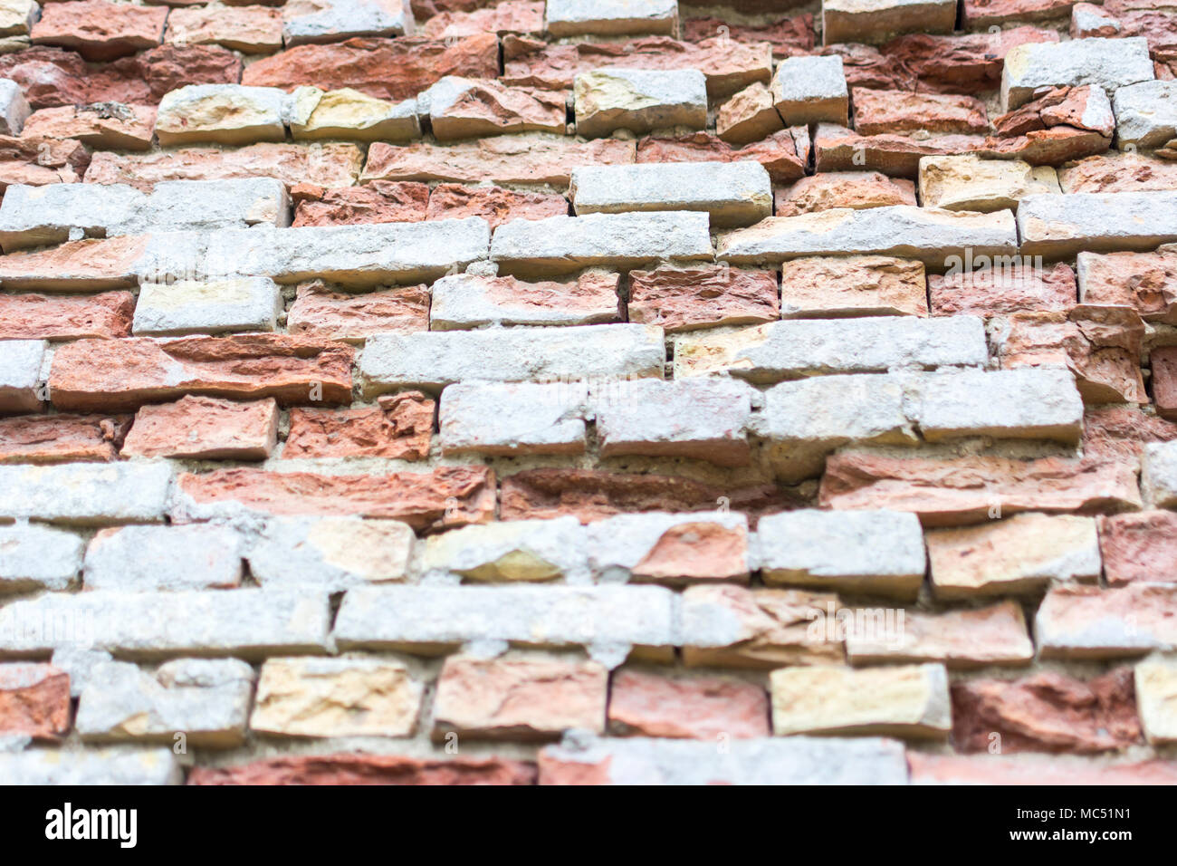 Weathered brick wall Stock Photo - Alamy