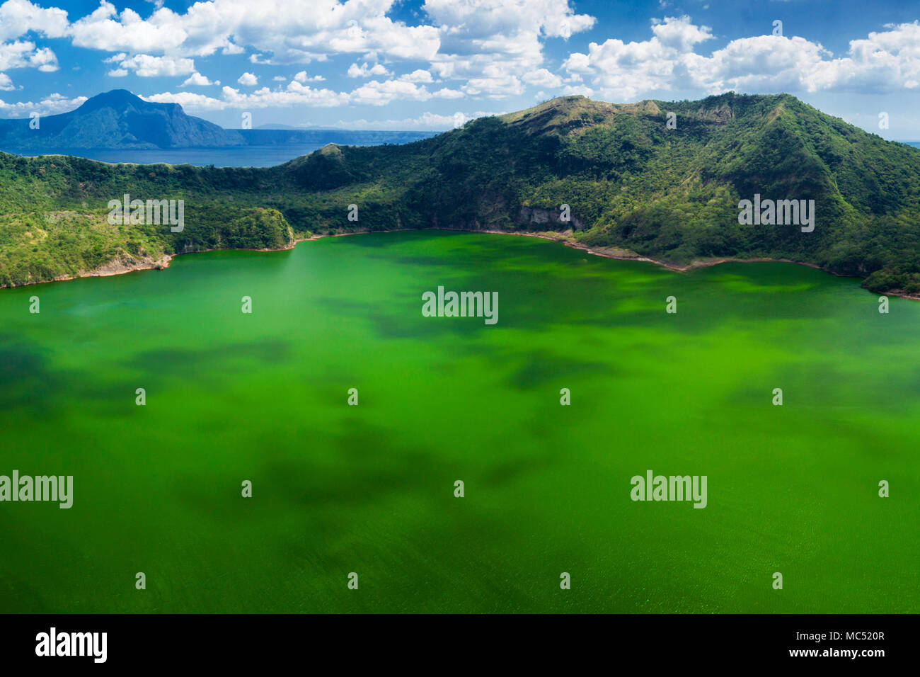 Taal - the smallest in the world volcano, Manila, Philippines Stock ...