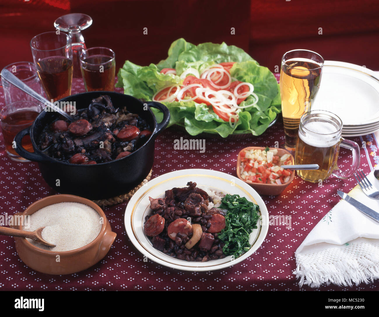 Food, made dish Feijoada Stock Photo - Alamy