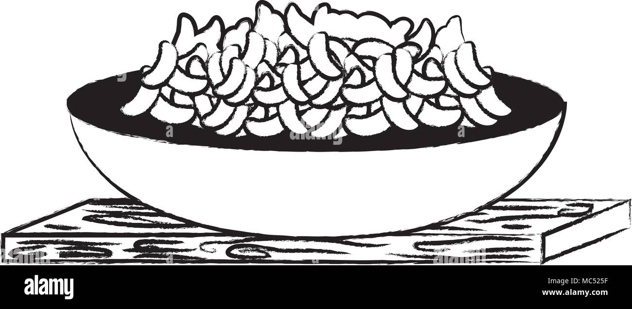 sketch of mexican food design with cochinita pibil dish icon over white ...