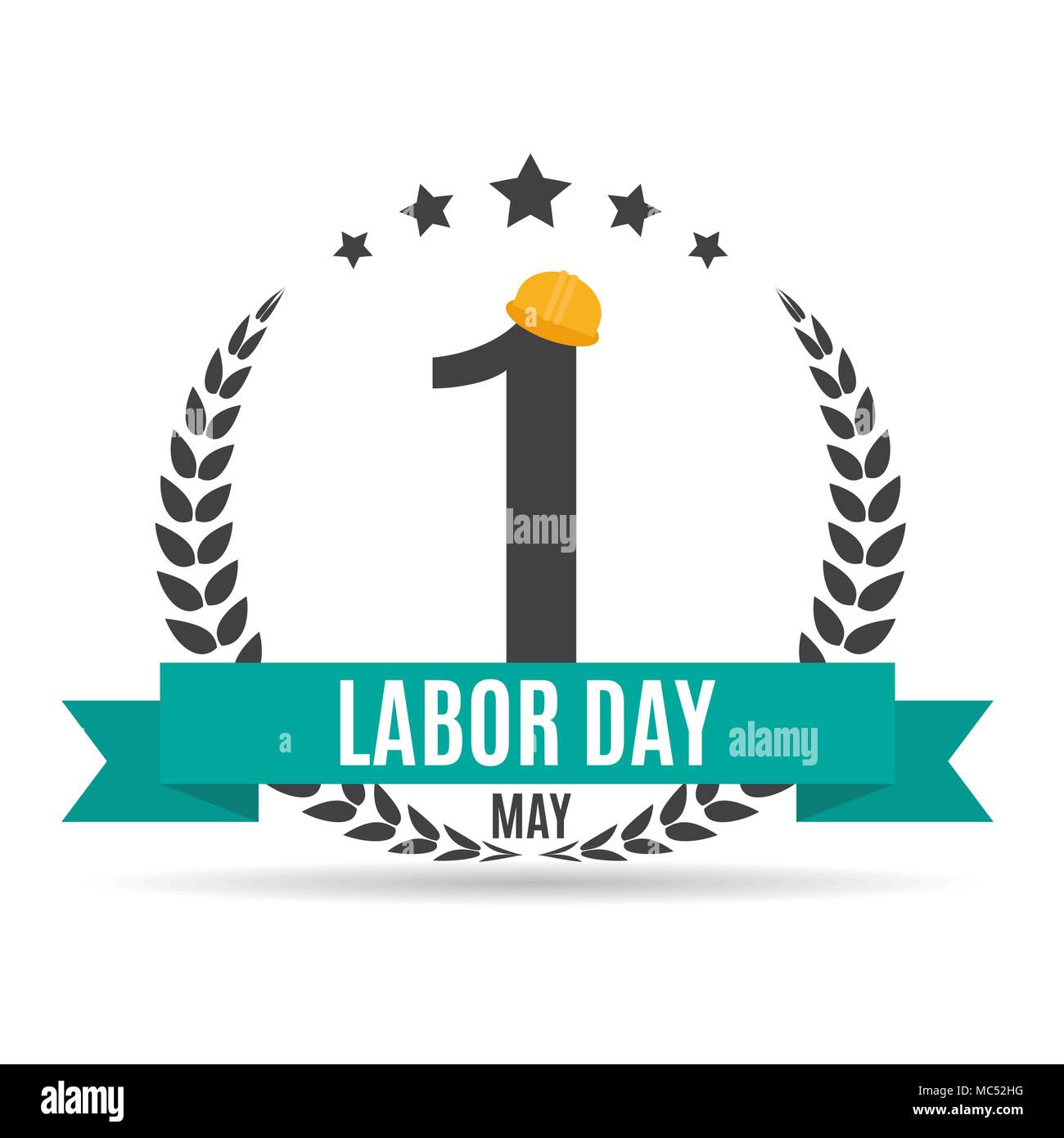 Labor Day 1 May Poster. Vector Illustration Background Stock Vector ...
