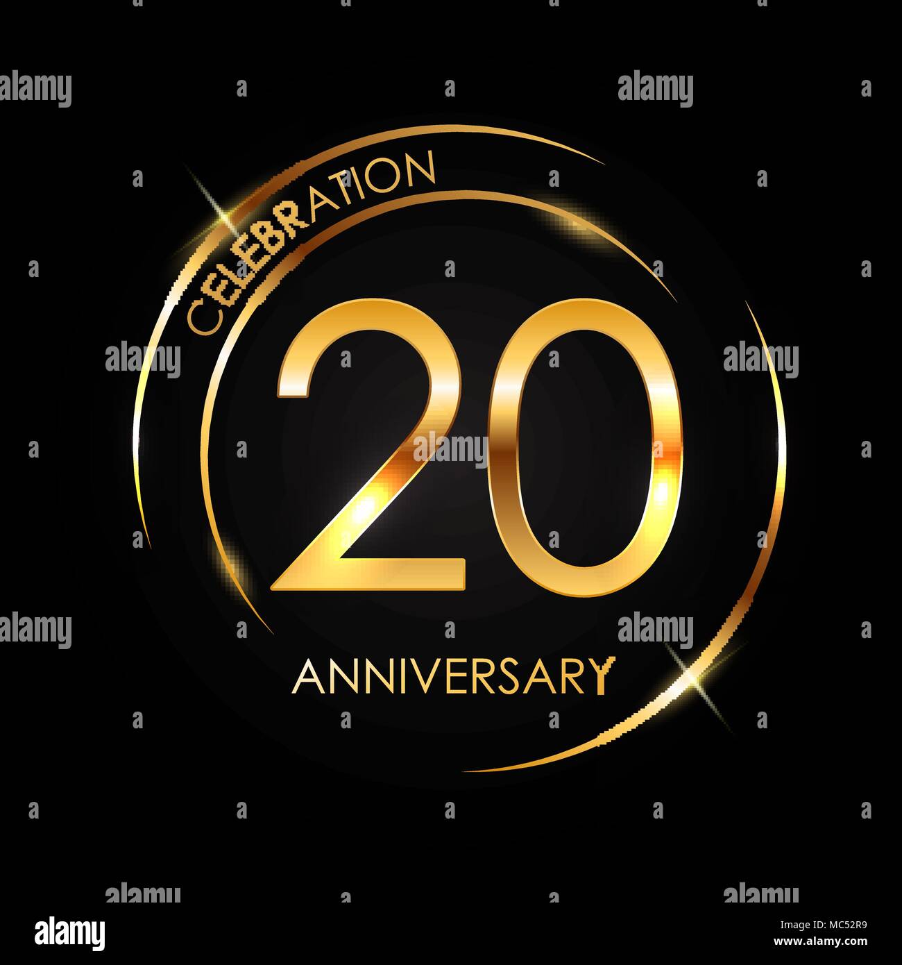 Age 20 years Stock Vector Images - Alamy