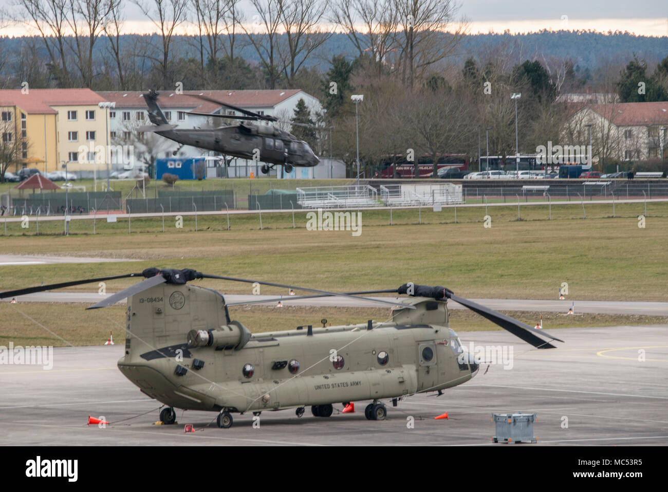 U.S. Soldiers assigned to the 12th Combat Aviation Brigade, and 1st Air ...