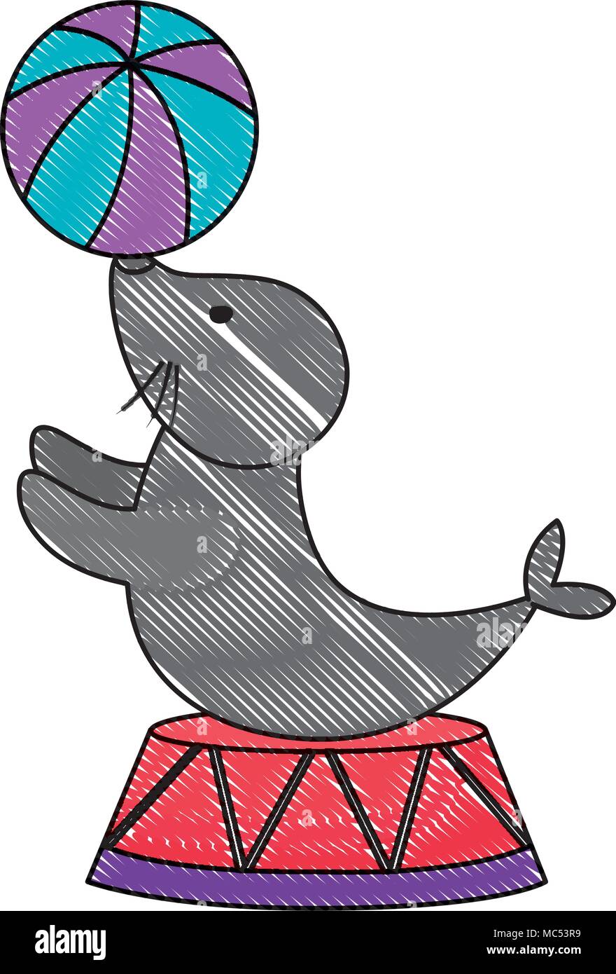 Circus Seal Template