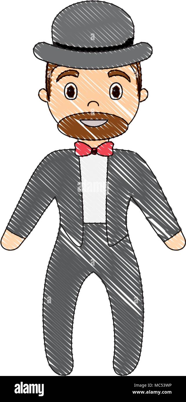 cartoon Circus Ringmaster icon over white background, colorful design ...