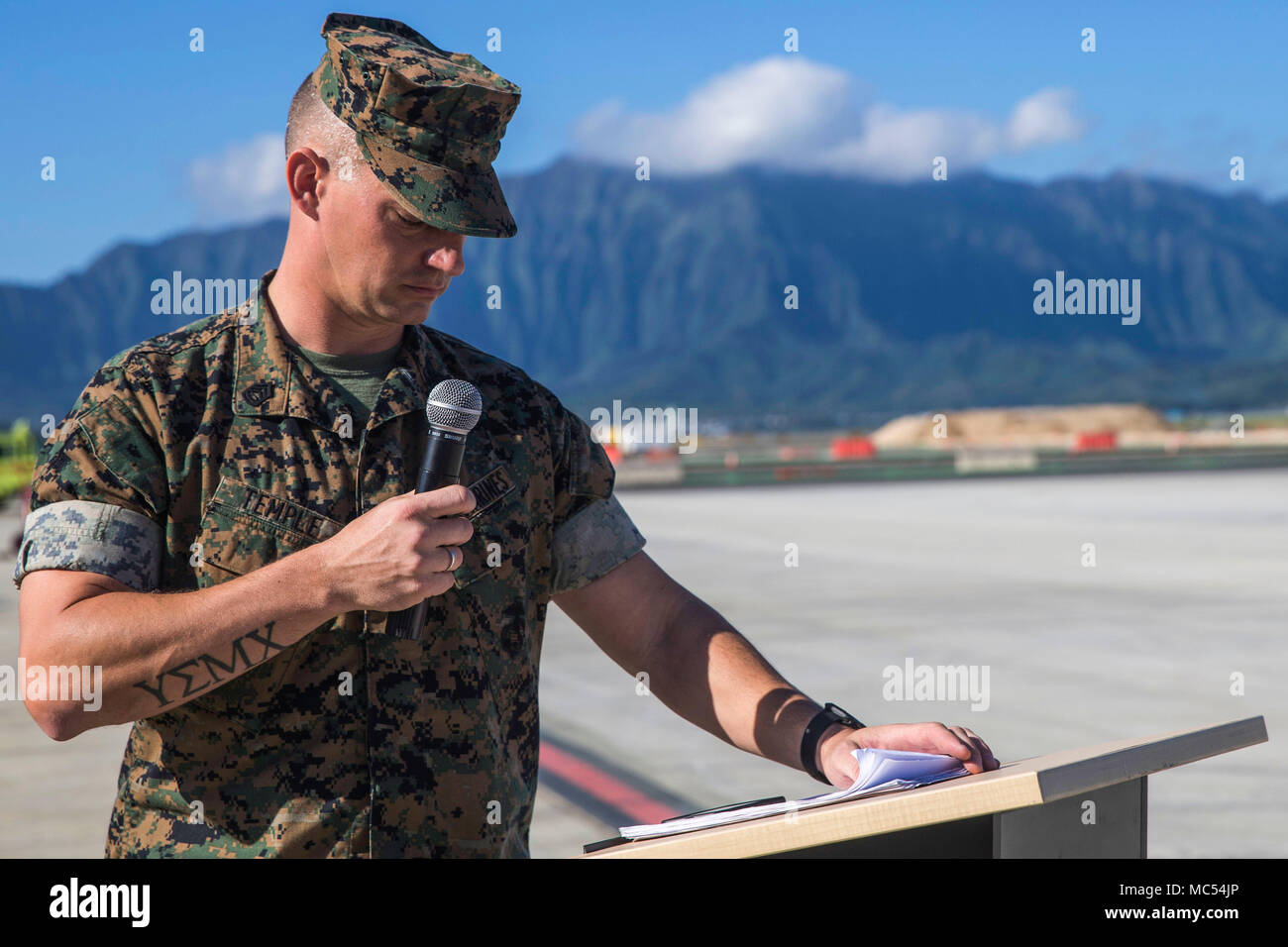 U.S. Marine Corps Gunnery Sgt. Alexander Temple, Marine Corps Air ...