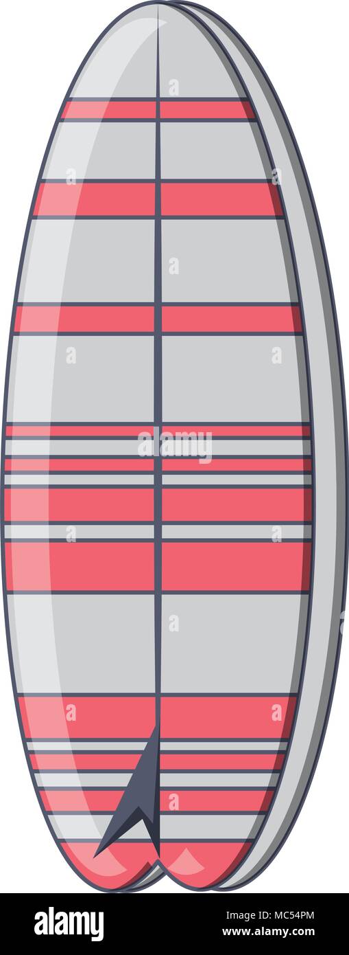 striped surfboard icon over white background, colorful design. vector ...