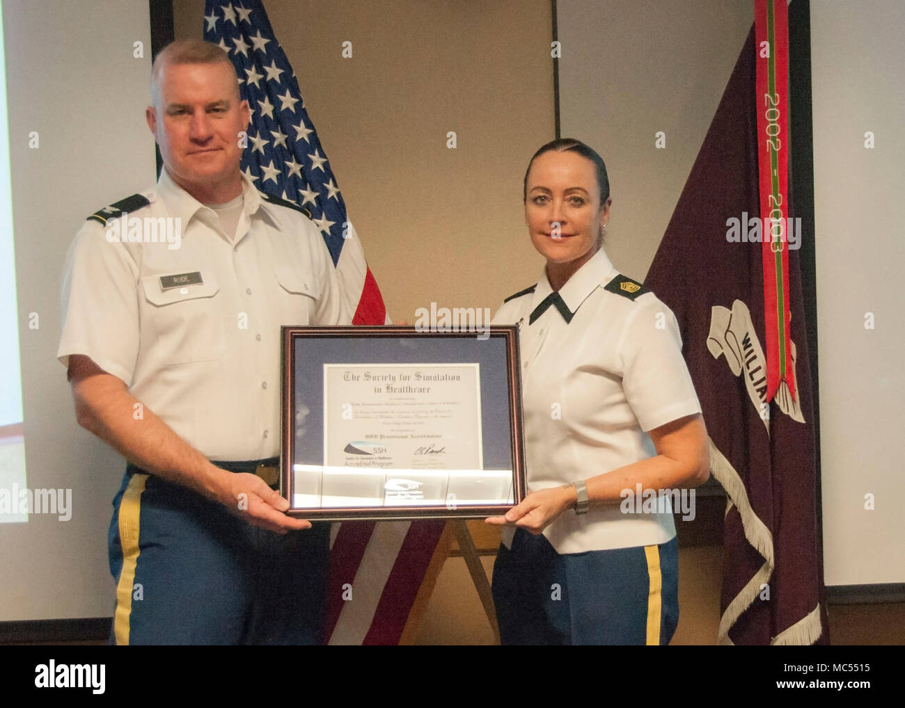 Col. Erik Rude, commander, William Beaumont Army Medical Center, and ...