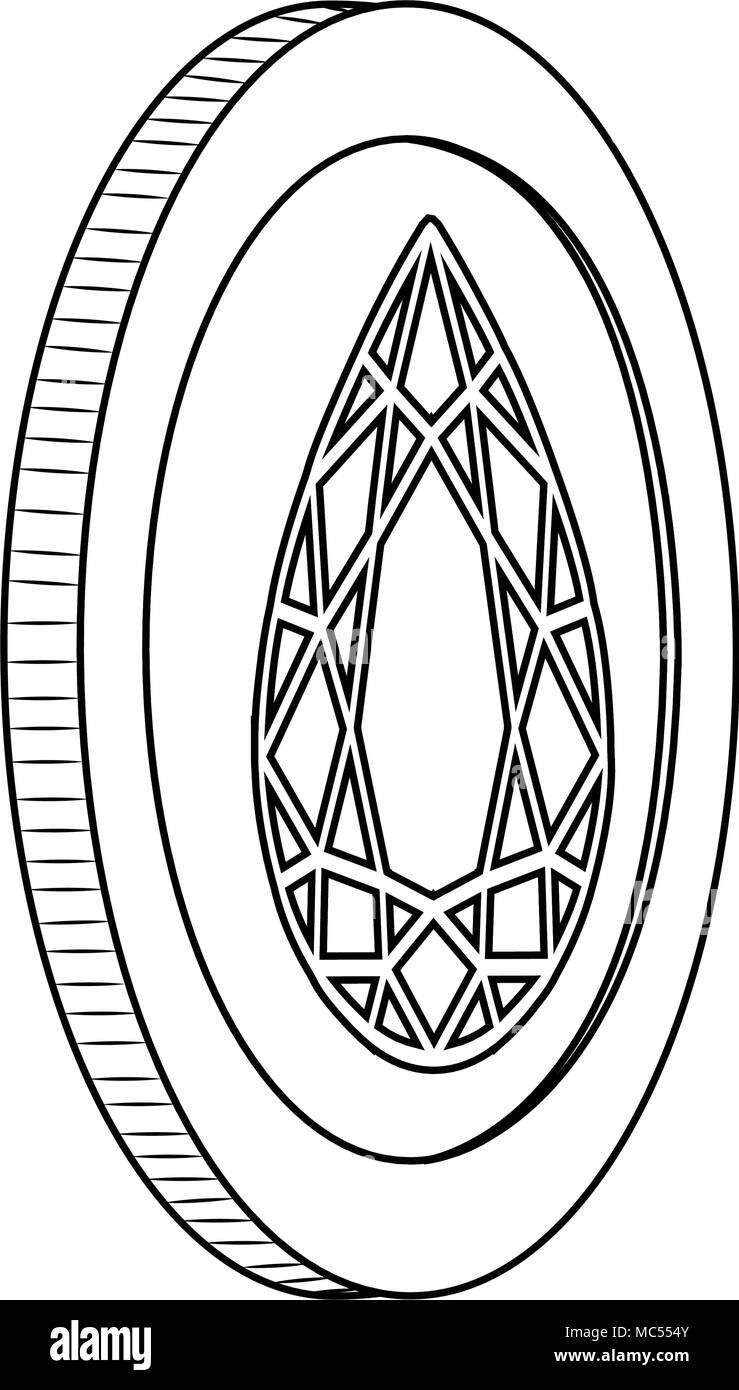 Abstract virtual coin Stock Vector Image & Art - Alamy