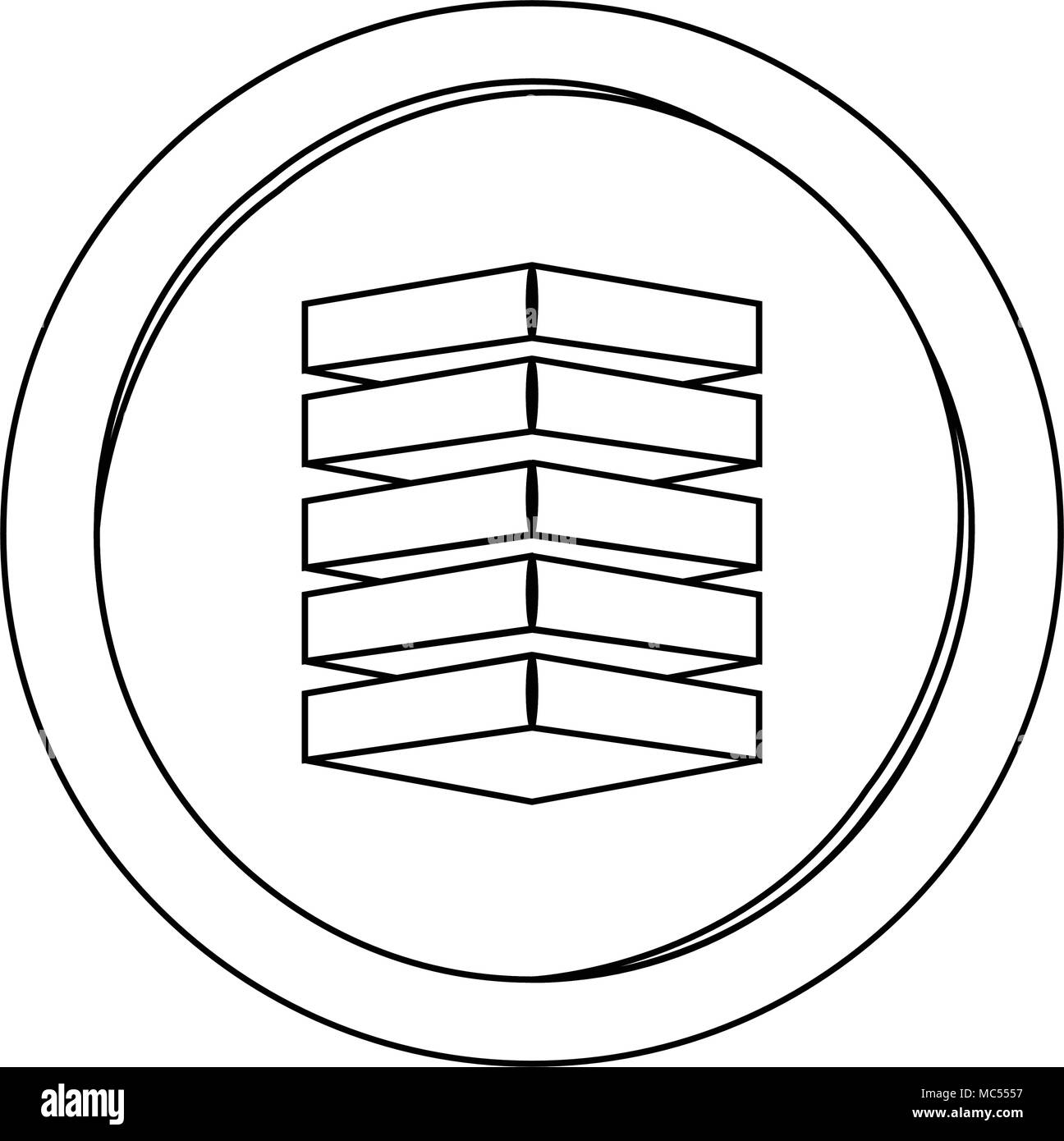 Abstract virtual coin Stock Vector Image & Art - Alamy