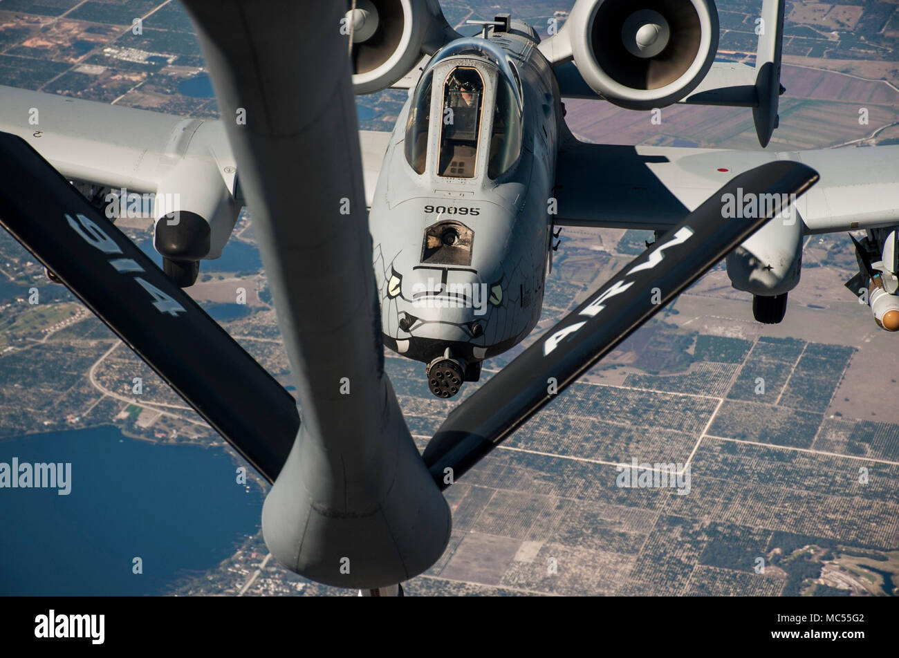 An A-10 Thunderbolt II aircraft with the 122nd Fighter Wing (FW), Fort ...