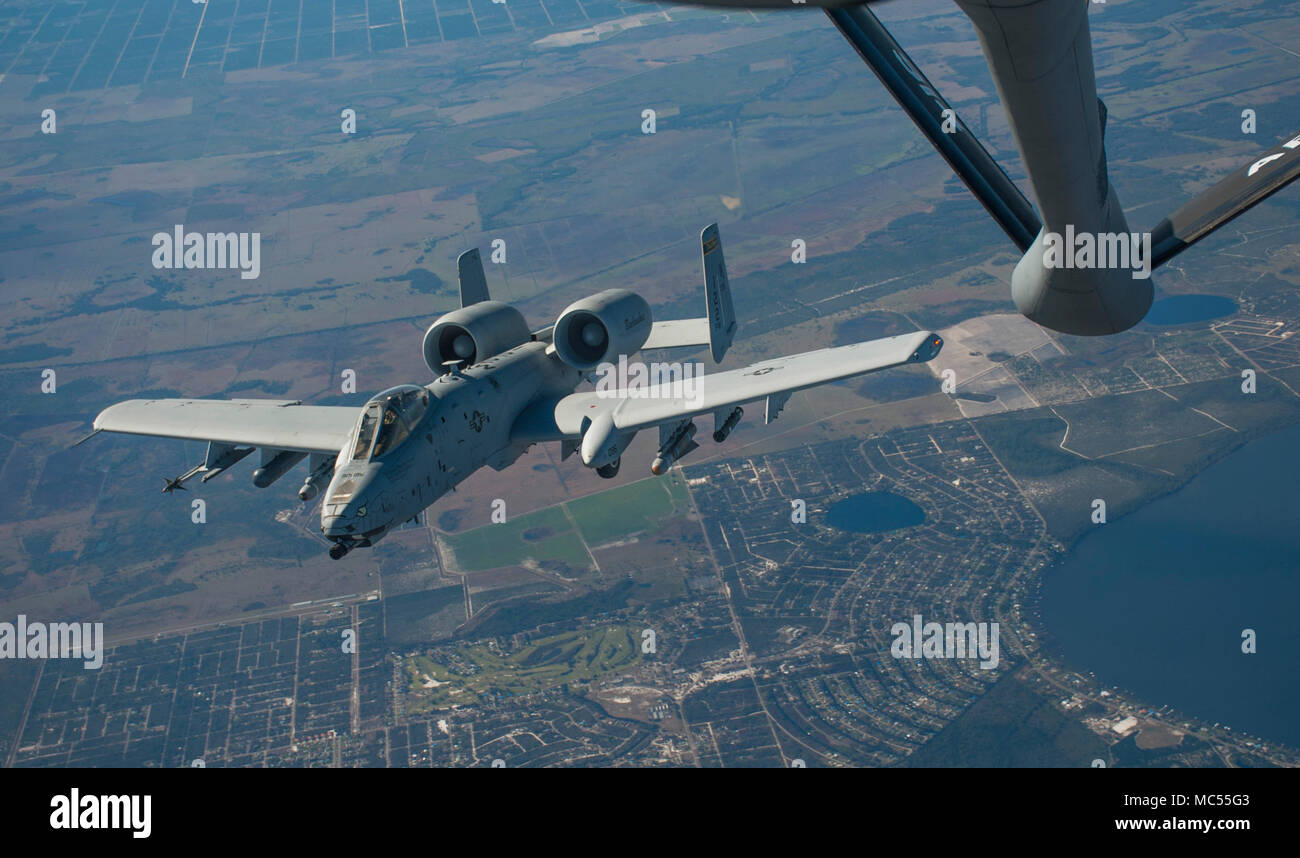 An A-10 Thunderbolt II aircraft with the 122nd Fighter Wing (FW), Fort ...