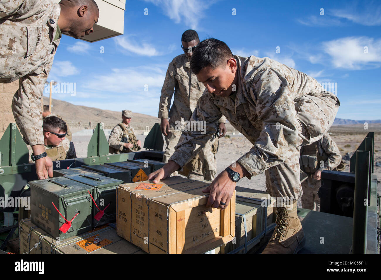U.S. Marine Corps Pfc. Mark A. Aguinaga, a low altitude air defense ...
