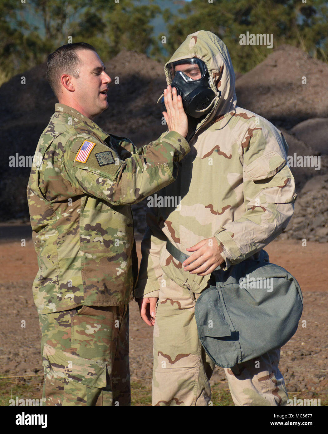 Sgt. 1st Class Dustin C. Westfall, a Chemical Biological, Radiological ...