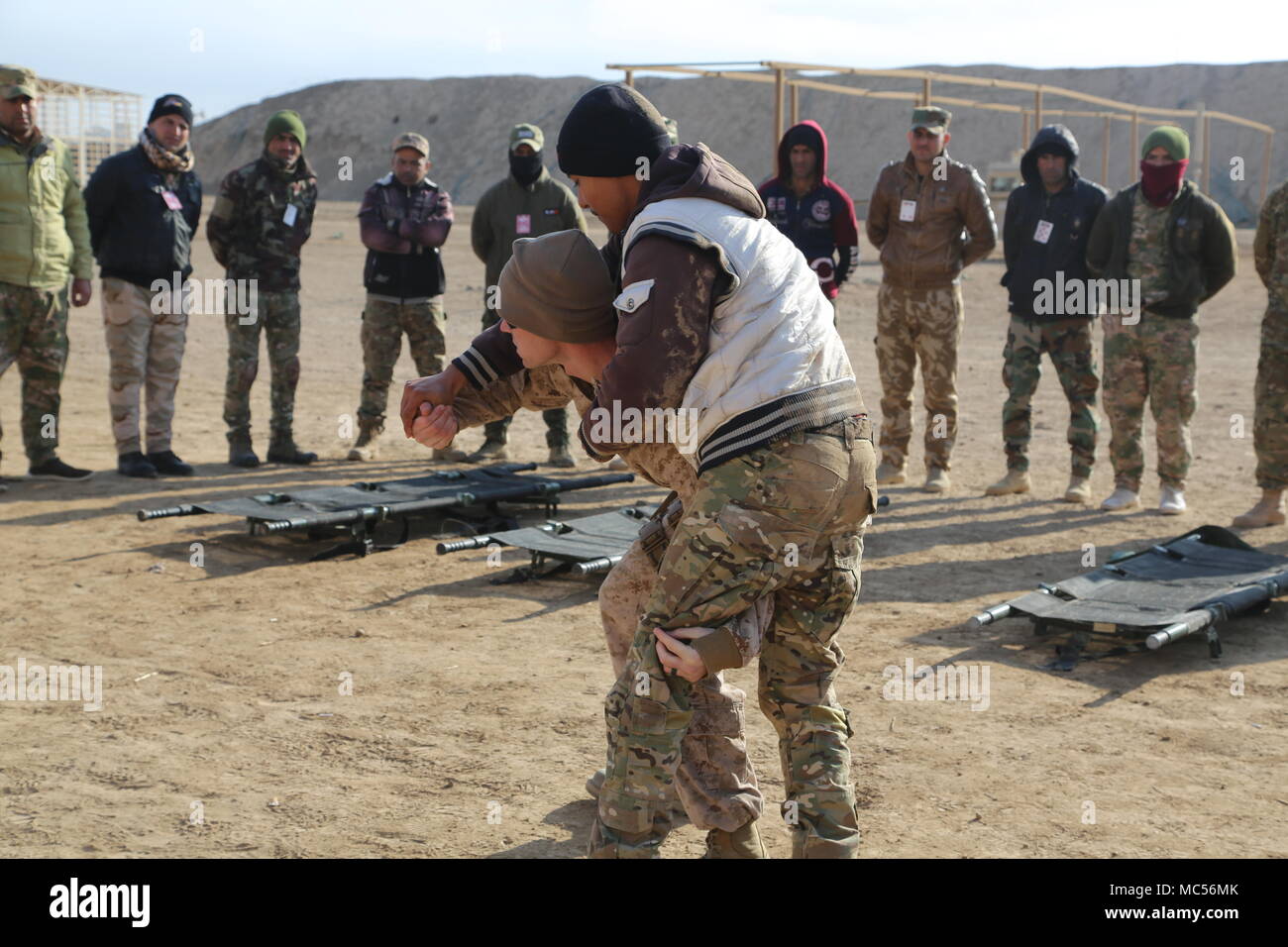 U.S. Navy Corpsman deployed in support of Operation Inherent Resolve ...