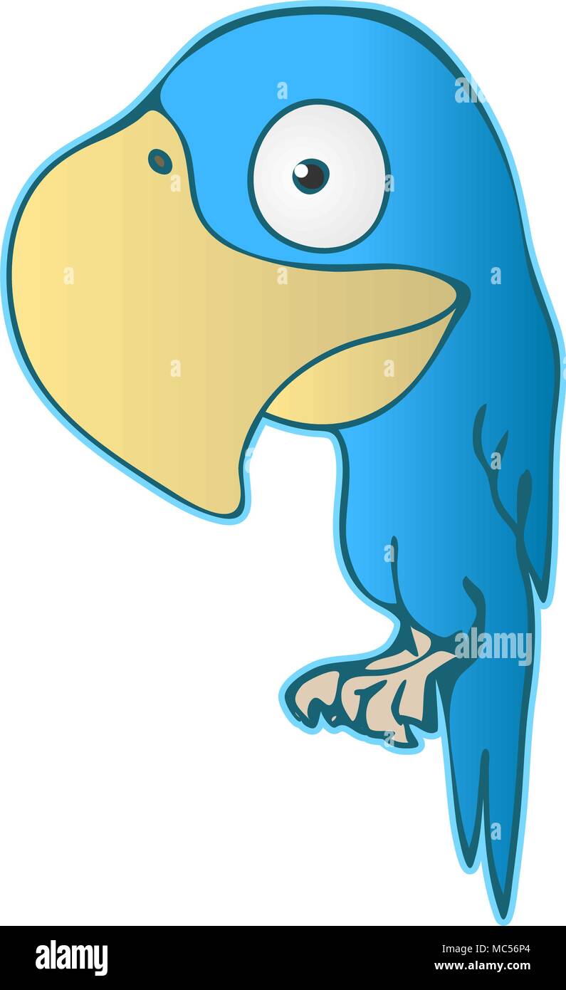 Cartoon parrot hi-res stock photography and images - Alamy