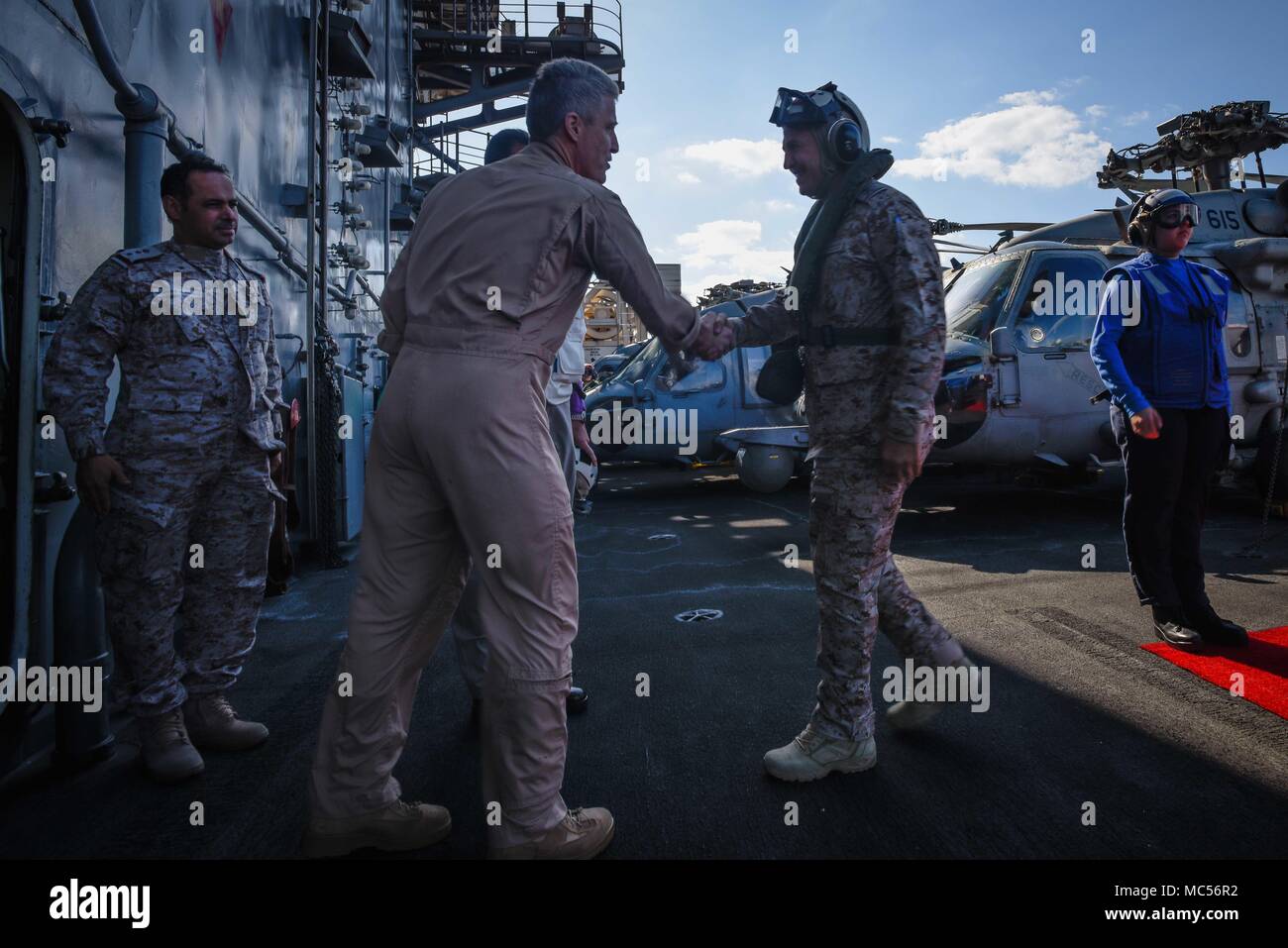 180131-N-VN584-1051 ARABIAN GULF (Jan. 31, 2018) Rear Adm. Steve ...