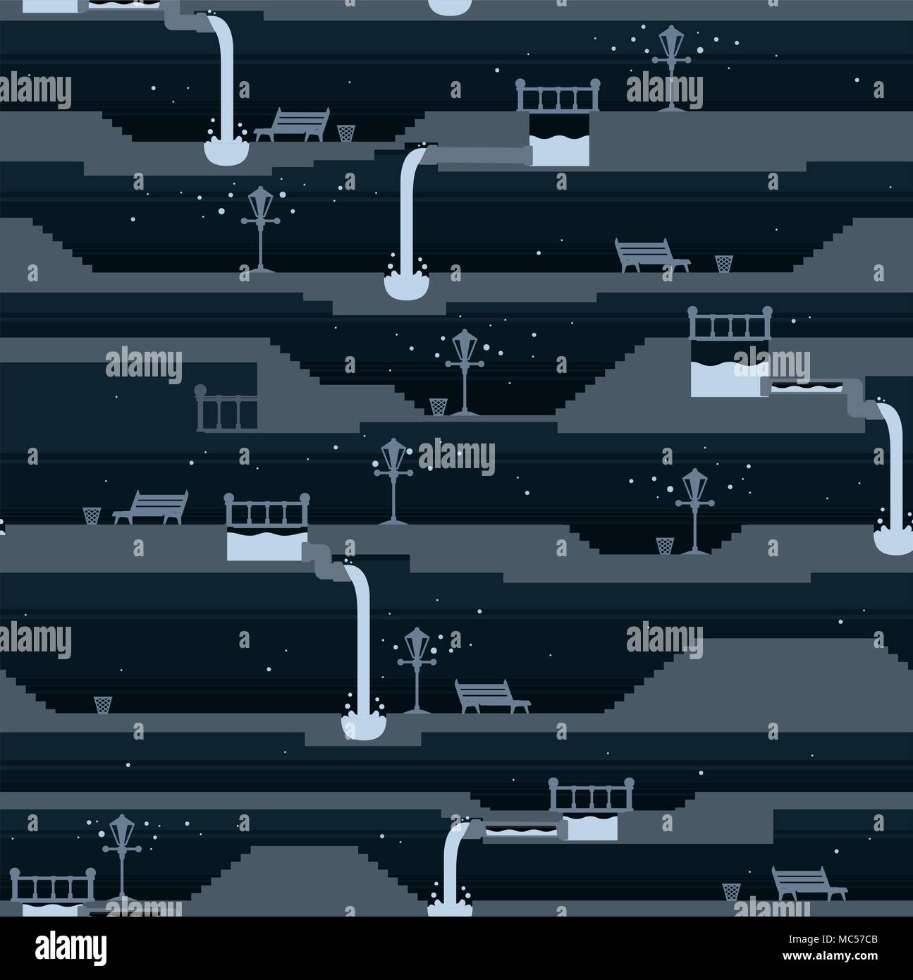 Bridge shadows background texture Stock Vector Images - Alamy