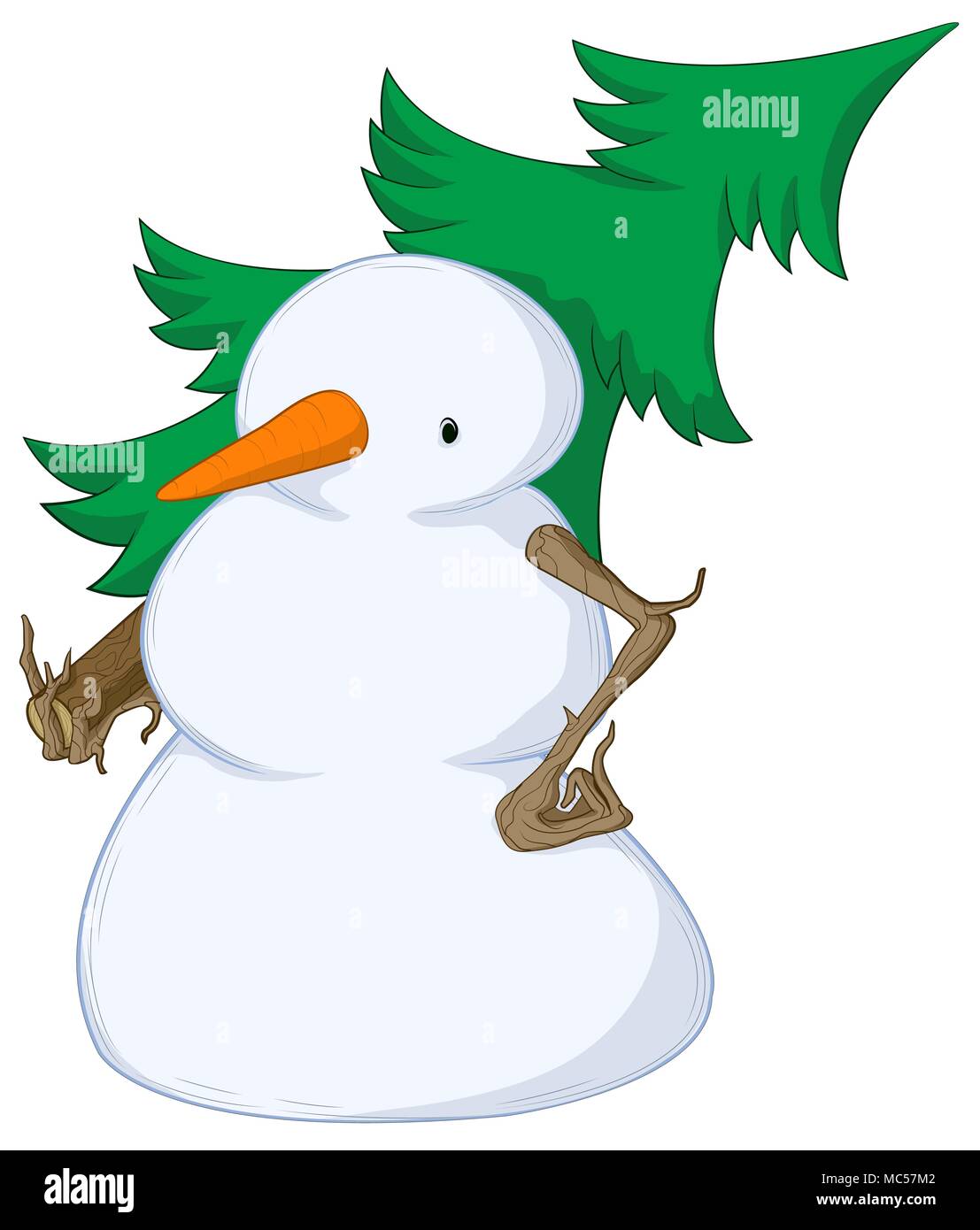 Cold snowy weather theme cartoon, vector, isolated Stock Vector Image ...