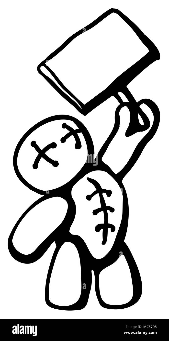 Voodoo Doll Black and White Stock Photos & Images - Alamy