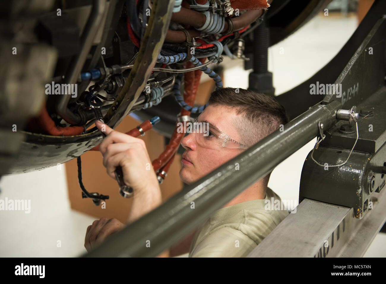 Airman Logan Talley, 361st Training Squadron aerospace propulsion ...