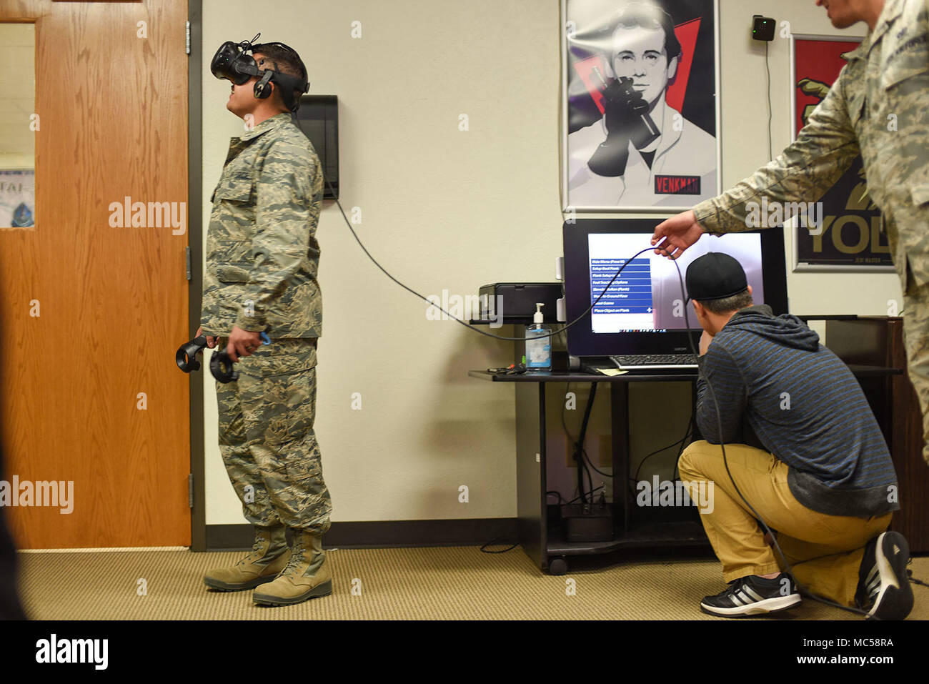 A 366th Training Squadron electrical systems apprentice course student ...