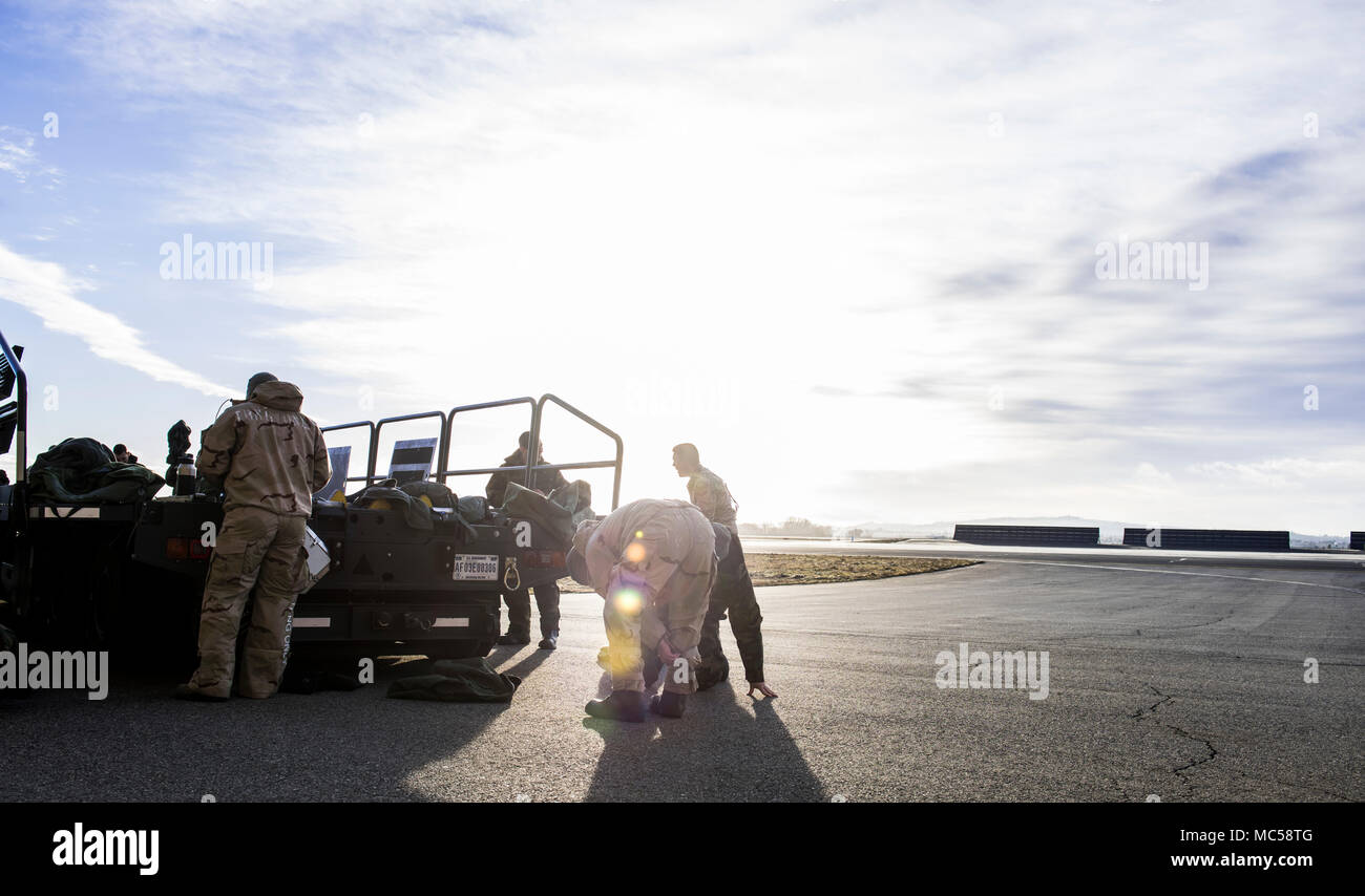 92nd Maintenance Squadron Airmen dawn Mission Oriented Protective ...