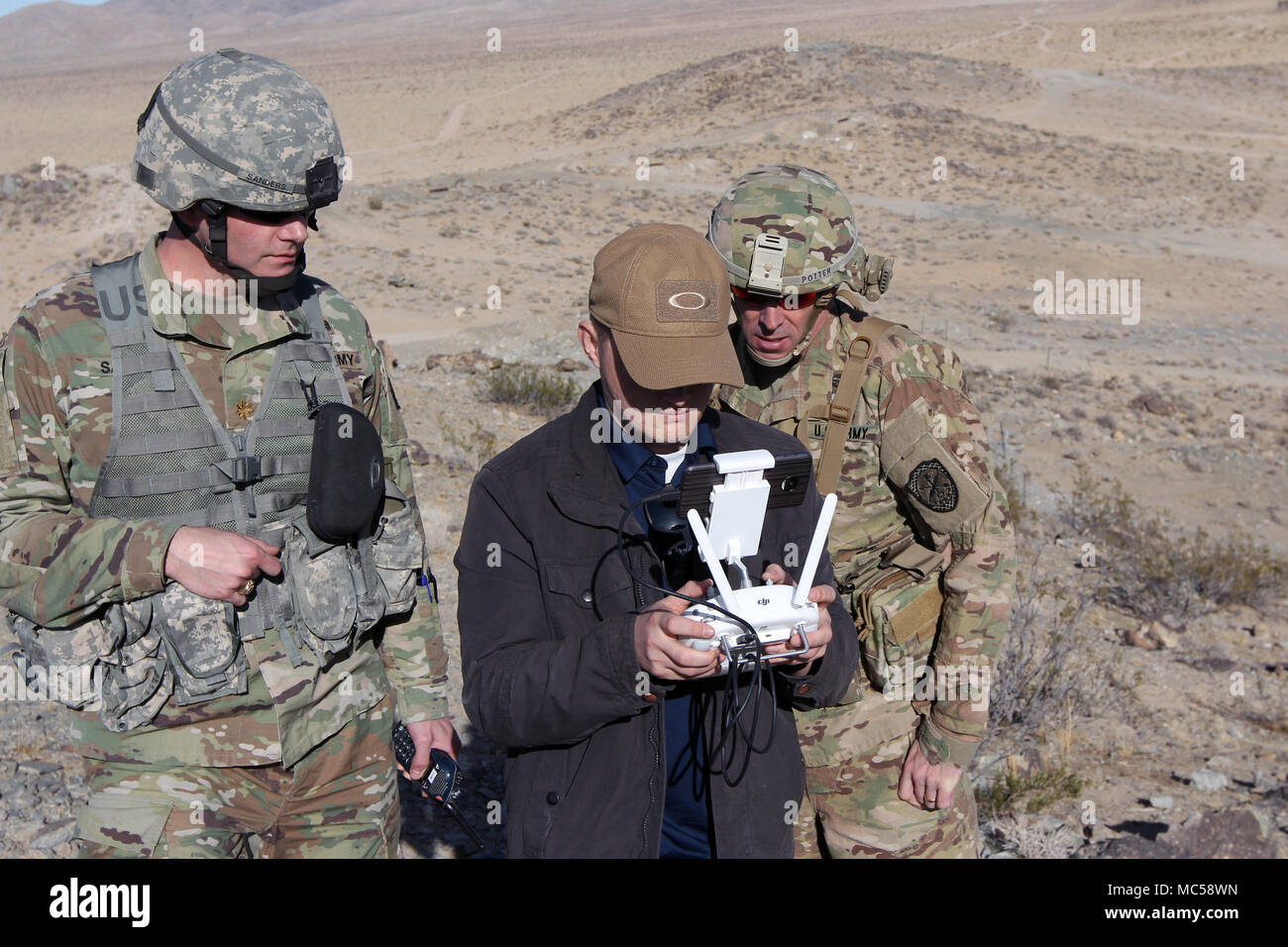 FORT IRWIN, Calif. – Maj. Wayne Sanders, chief, Cyber Electromagnetic ...