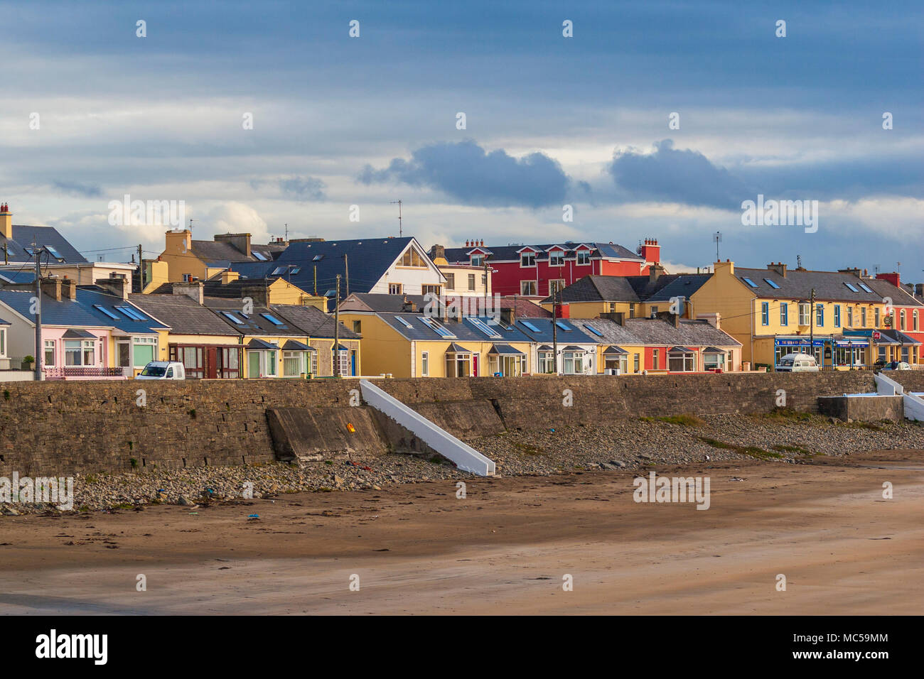 Kilkee, a resort town in Ireland, on the Loophead Peninsula Stock Photo ...
